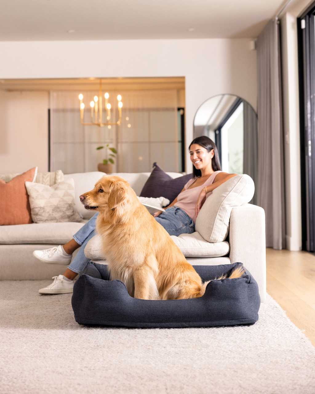 Inflatable Pet Bed With Hand Pump - Medium - INTEX
