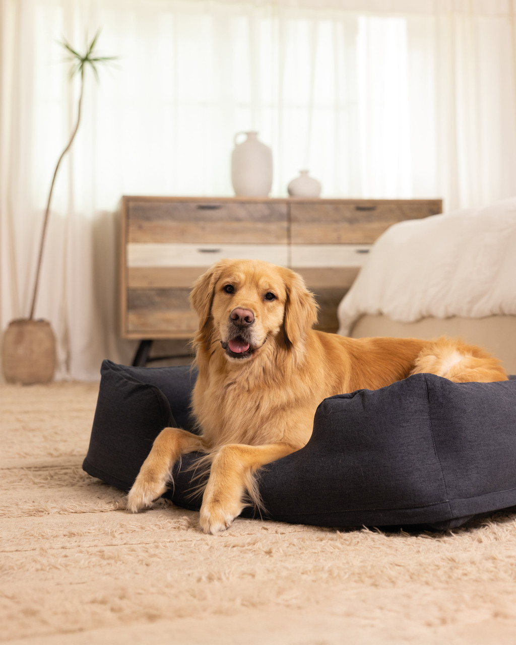 Inflatable Pet Bed With Hand Pump - Medium - INTEX