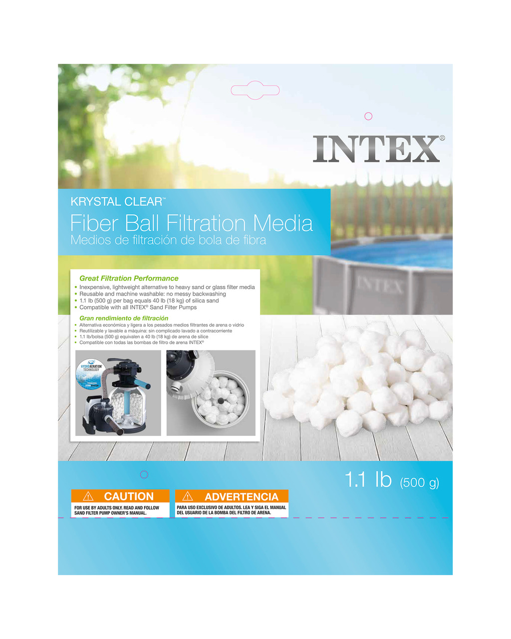 Fiber Ball Filtration Media - INTEX